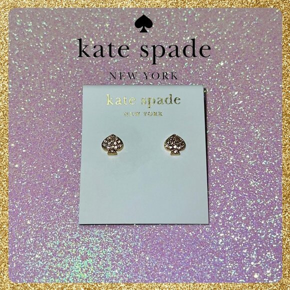 kate spade | Jewelry | Kate Spade Pave Spade Studs Nwot | Poshmark